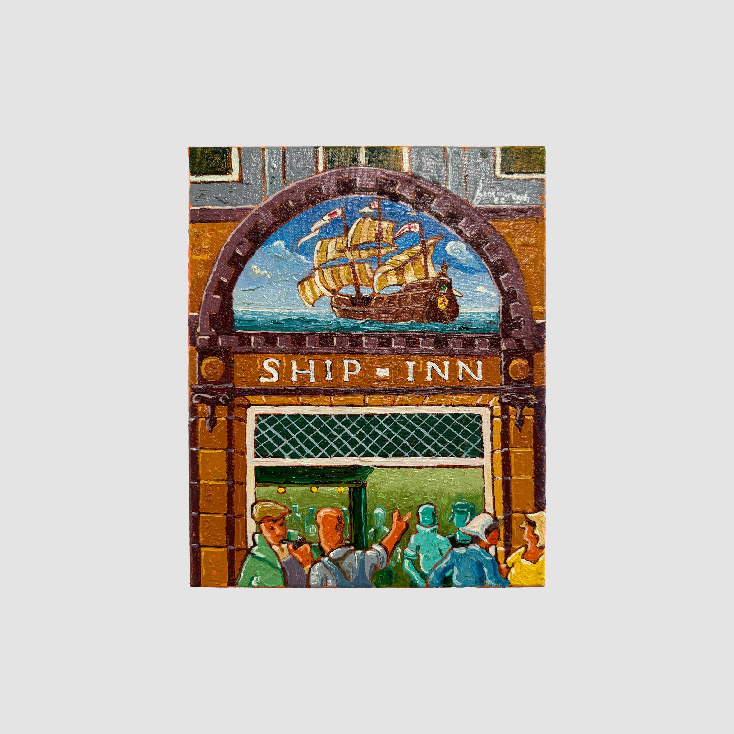 "Ship Inn" Original Oil Painting on Canvas – Joe Scarborough Art