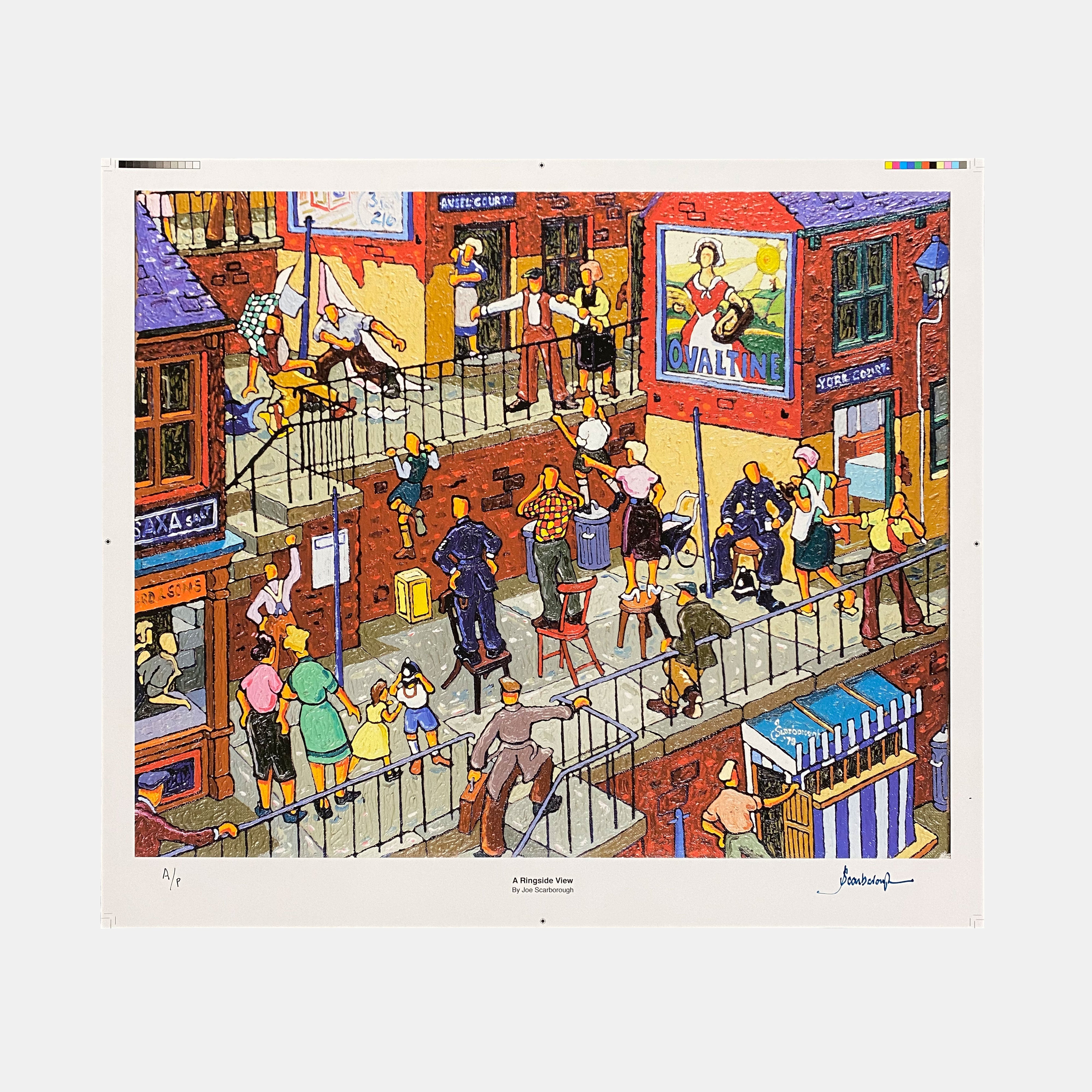 A Ringside View Signed Archive Artist Proof Art Print – Joe Scarborough Art