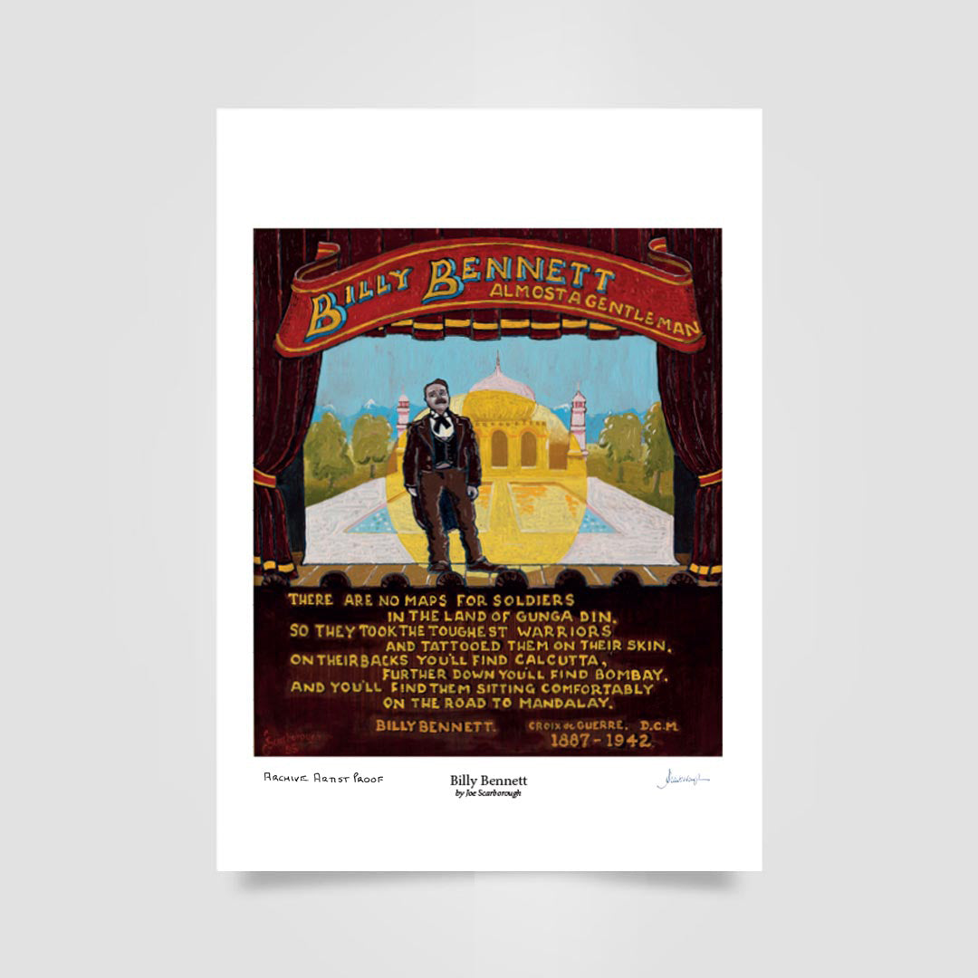 Billy Bennett Signed Archive Artist Proof Art Print | Joe Scarborough ...