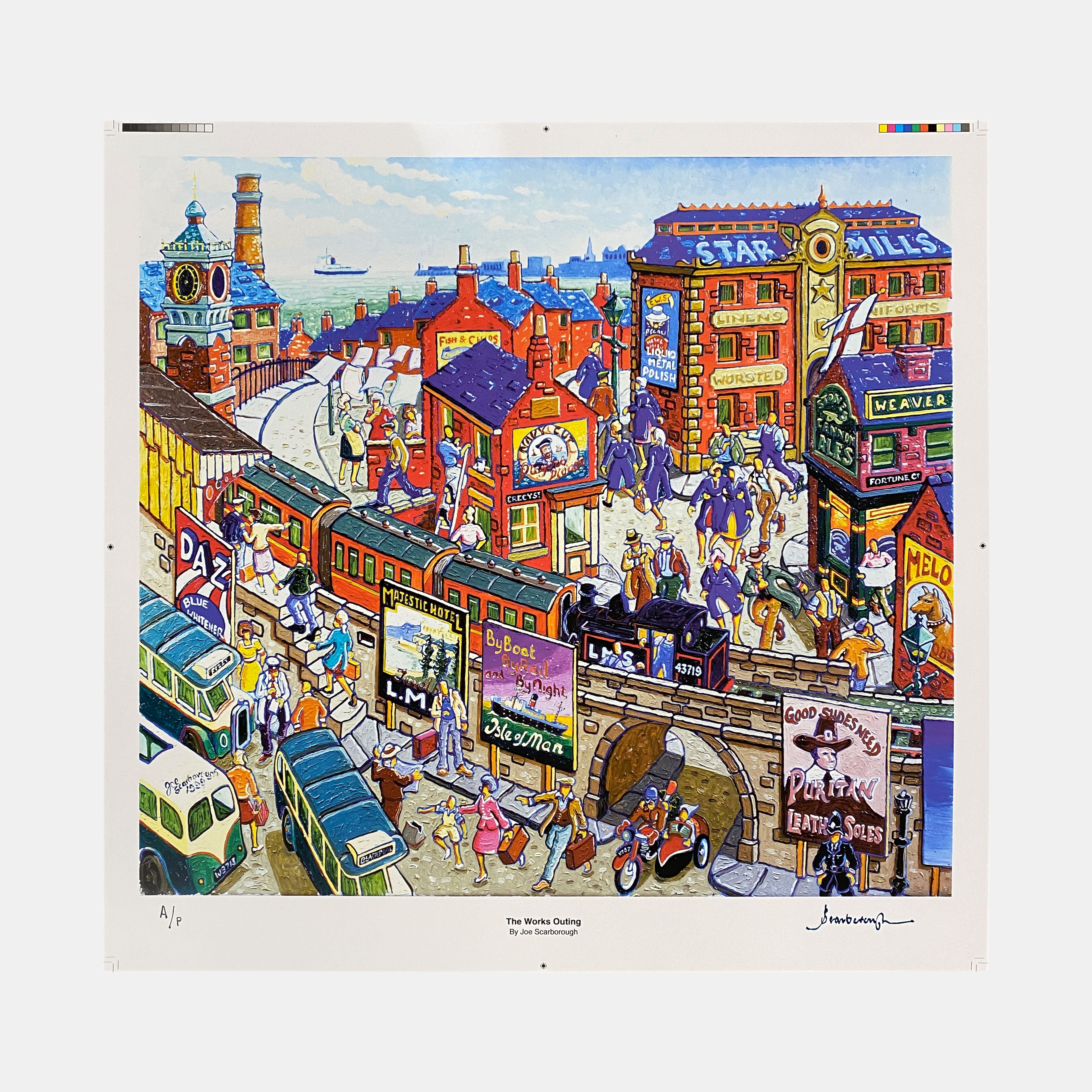 The Works Outing Signed Archive Artist Proof Art Print – Joe ...